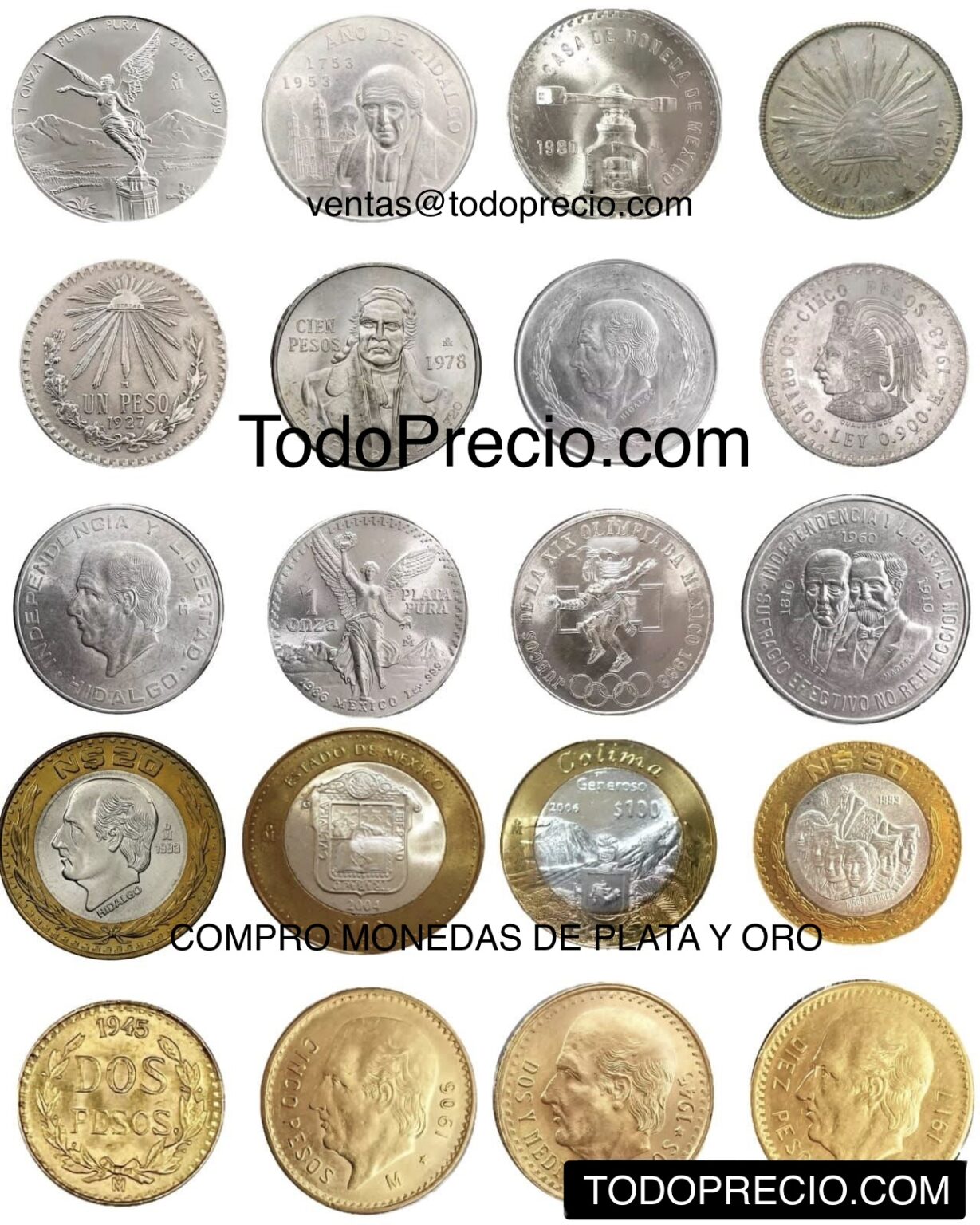 ¿Quieres Vender Tus Monedas? - TodoPrecio.com