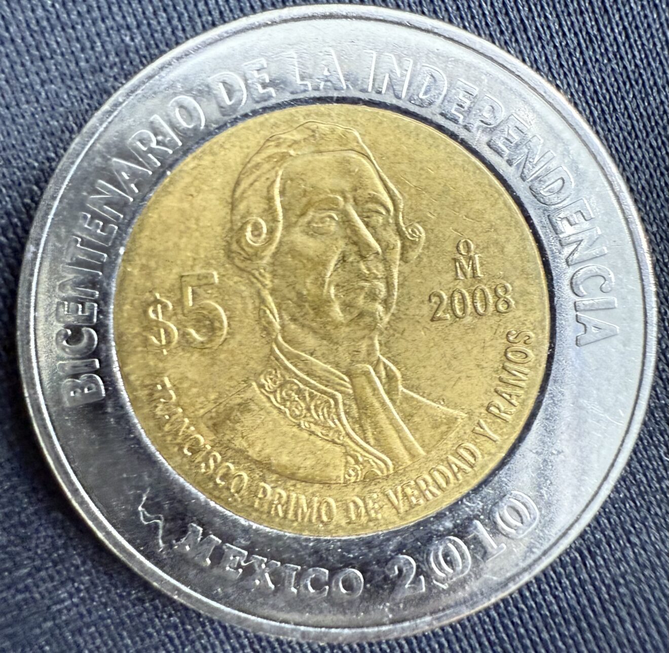 $5 Pesos Primo De Verdad Sin Puntos | UNC | Error | Especial ...